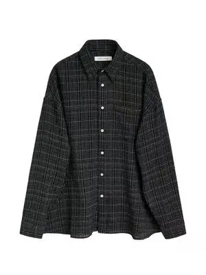 SUNFLOWER Check-pattern Button-down Shirt