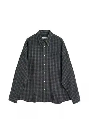 SUNFLOWER Check-pattern Button-down Shirt