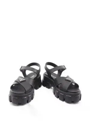 Prada Monolith Open-toe Sandals