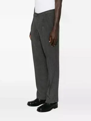 Imperial Pleated Straight-leg Trousers