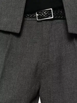 Imperial Pleated Straight-leg Trousers