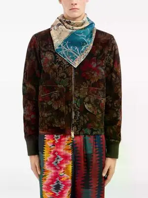 PIERRE-LOUIS MASCIA Aloeuw Landscape-print Silk Scarf