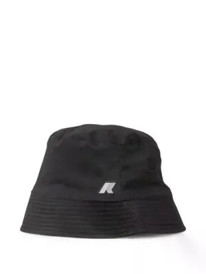 K-WAY Pascalle Logo-patch Bucket Hat - Black