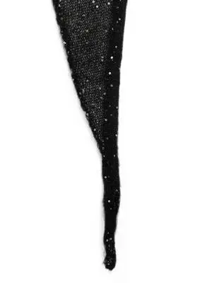 NUDE Sequin-embellished Mohair Scarf