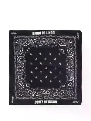 AWGE Paisley-print Bandana Scarf - Black