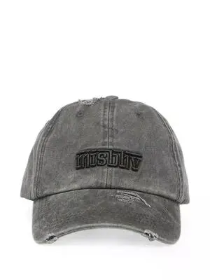 MISBHV Dead Logo-embroidered Cap - Grey