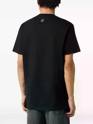 Philipp Plein Rhinestone-embellished Rocket T-shirt - Black
