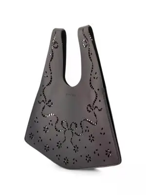 Simone Rocha Mini Laser-cut Shopper Tote Bag