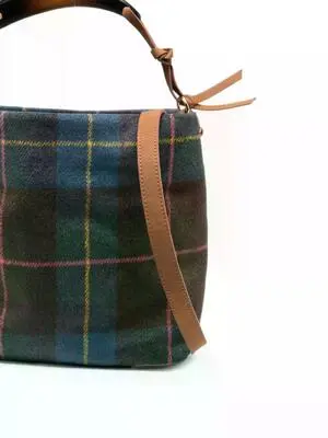 LA MILANESA Tartan-check Tote Bag - Blue