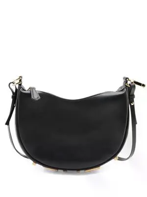 Fendi 2010-2026 Mini Leather Fendigraphy Hobo Bag - Black