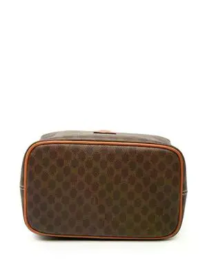 Celine 20th Century Macadam Coated Canvas Handbag