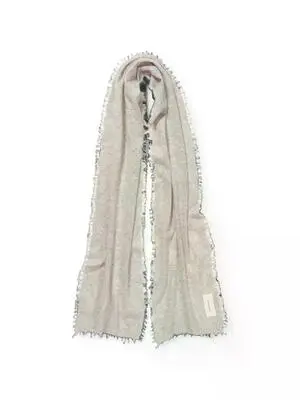 HIMALAYA CLOTHING Fringed Cashmere Scarf