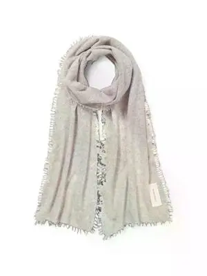 HIMALAYA CLOTHING Fringed Cashmere Scarf