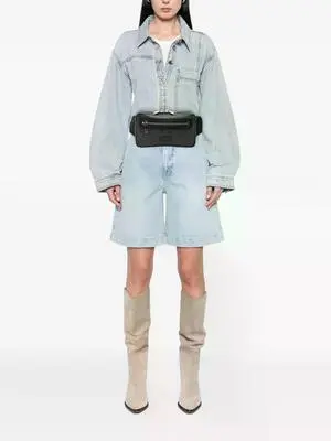 Gucci 2000-2015 Gg Supreme Web Belt Bag - Black