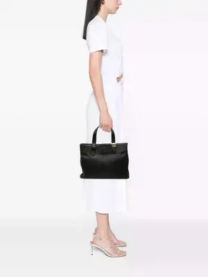 Burberry 20th Century Leather Tote Bag