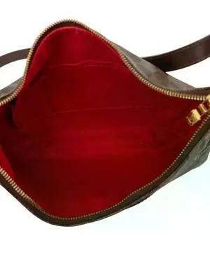 LOUIS VUITTON Damier Ebene Bloomsbury Cross Body Bag - Brown