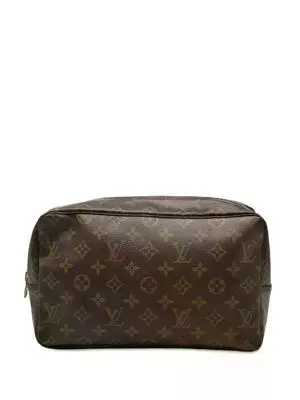 LOUIS VUITTON Monogram Trousse Toilette 28 Clutch Bag