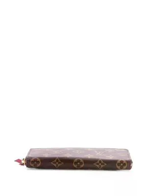 LOUIS VUITTON Clemence Wallet Monogram Canvas Small Wallets