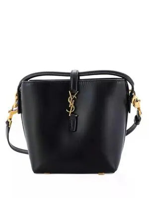 Saint Laurent Le 37 Leather Mini Bucket Bag