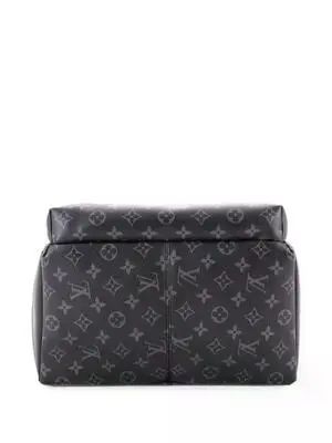 LOUIS VUITTON Monogram Eclipse Canvas Discovery Pm Backpack - Black