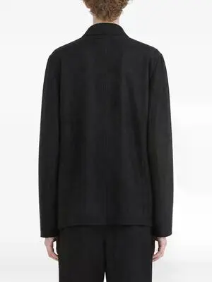 Harris Wharf London Nehru-collar Virgin-wool Jacket