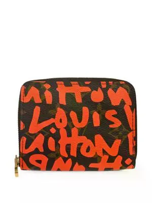 LOUIS VUITTON 2008 Graffiti Zippy Coin Purse - Brown