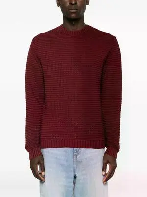 ARTE ANTWERP Logo-embroidered Chunky-knit Sweater