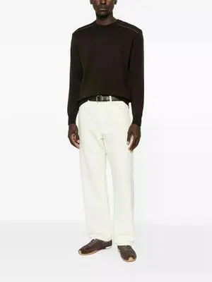 Paul & Shark Contrast-panel Sweater - Brown