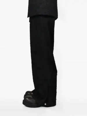 FILTH Textured Wide-leg Trousers