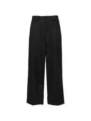 FILTH Textured Wide-leg Trousers