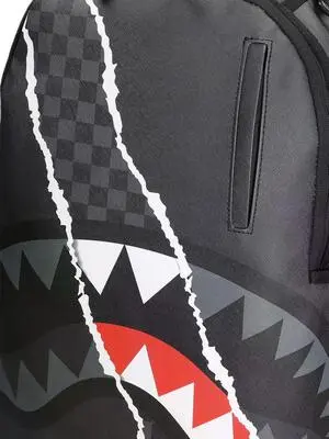 SPRAYGROUND Shark Print Checkered Backpack