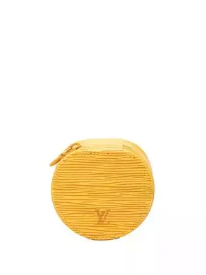 LOUIS VUITTON 2000-2026 Epi Ecrin Bijoux Travel Jewelry Case - Yellow