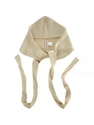 CASEY CASEY Ribbed-knit Scarf - Neutrals