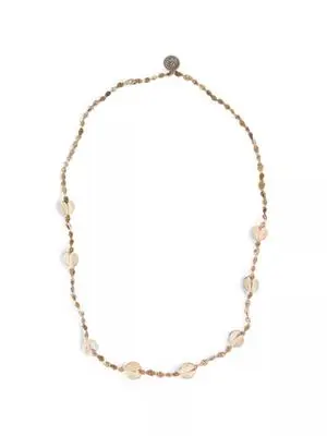 Alanui Cowrie Shell Medallion-pendant Necklace - Neutrals
