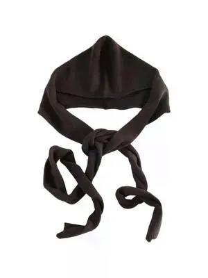 CASEY CASEY Hooded Scarf - Brown