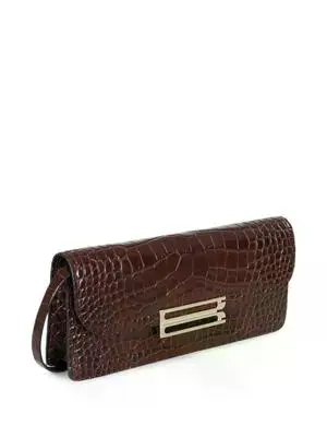 Victoria Beckham Dorian Crocodile-effect Shoulder Bag