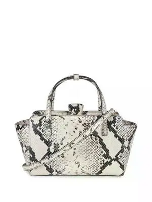 HIDESINS Snake-effect Leather Shoulder Bag