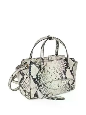 HIDESINS Snake-effect Leather Shoulder Bag