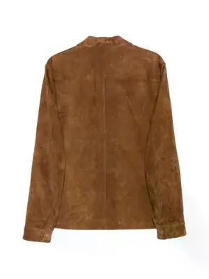 TOM FORD Flap-pocket Suede Jacket - Brown