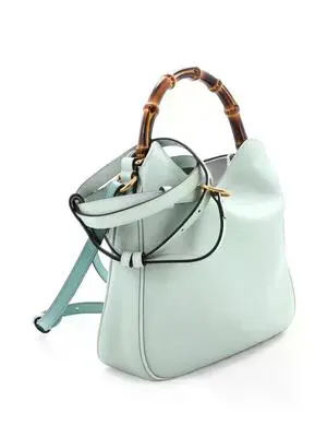 Gucci Diana Nm Bamboo Leather Medium Shoulder Bag