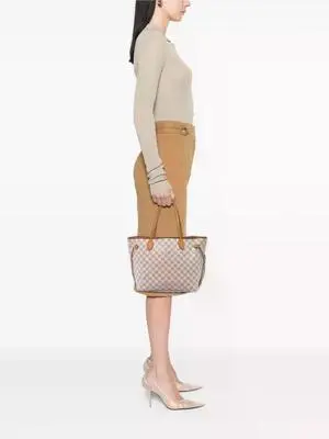 LOUIS VUITTON Damier Azur Neverfull Mm Tote Bag