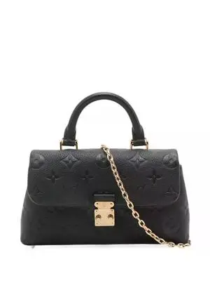 LOUIS VUITTON 2021-2026 Monogram Empreinte Nano Madeleine Satchel - Black
