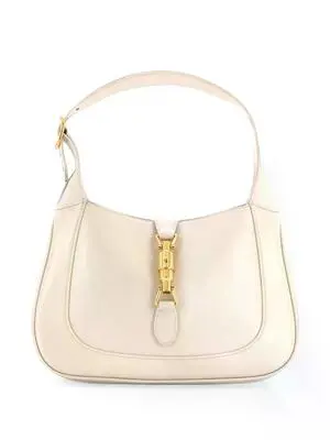 Gucci Jackie 1961 Leather Small Hobo Bag - White