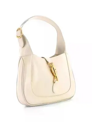 Gucci Jackie 1961 Leather Small Hobo Bag - White