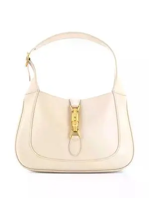 Gucci Jackie 1961 Leather Small Hobo Bag - White