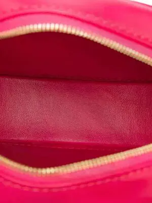 Celine Small Calfskin Cuir Triomphe Oval Cross Body Bag - Pink