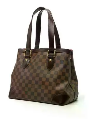 LOUIS VUITTON 2002 Damier Ebene Hampstead Pm Tote Bag