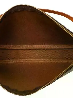LOUIS VUITTON 2002 Monogram Pochette Accessoires Shoulder Bag - Brown
