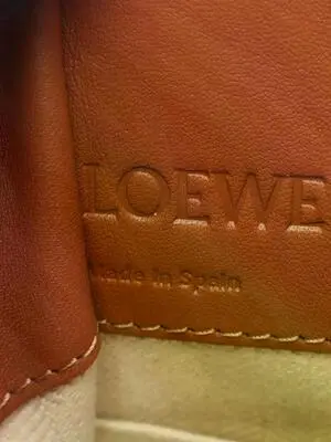 Loewe 2010-2026 Mini Leather Drawstring Hammock Bag Satchel