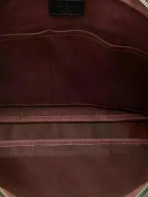 LOUIS VUITTON Monogram Macassar Porte Documents Voyage Business Bag